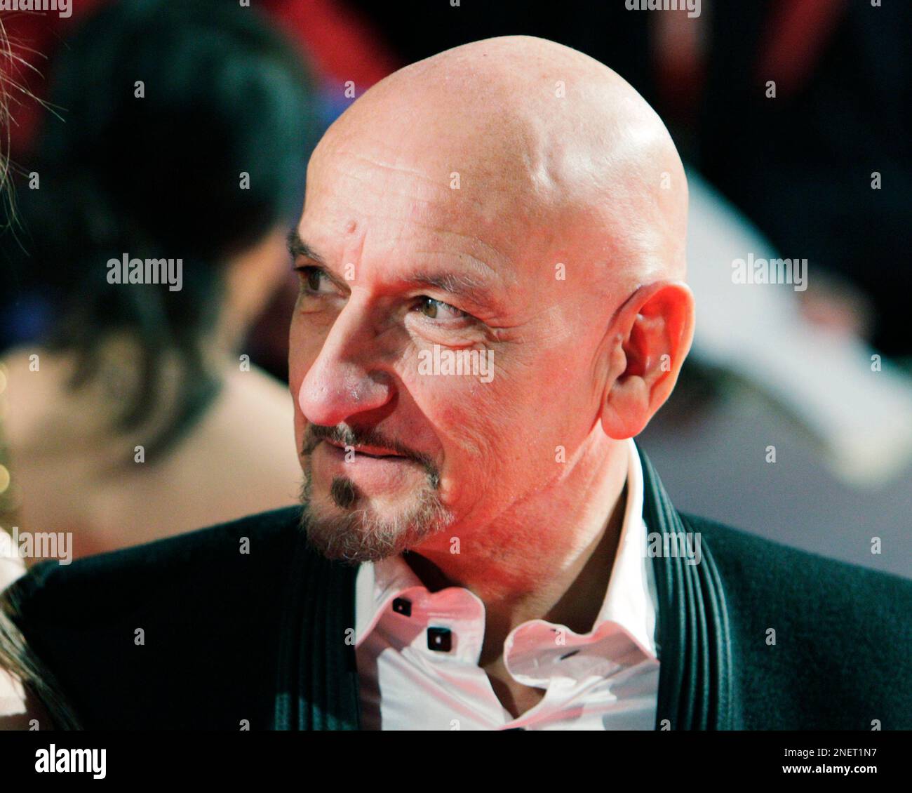 British actor Ben Kingsley arrives for the world premiere of the film ...