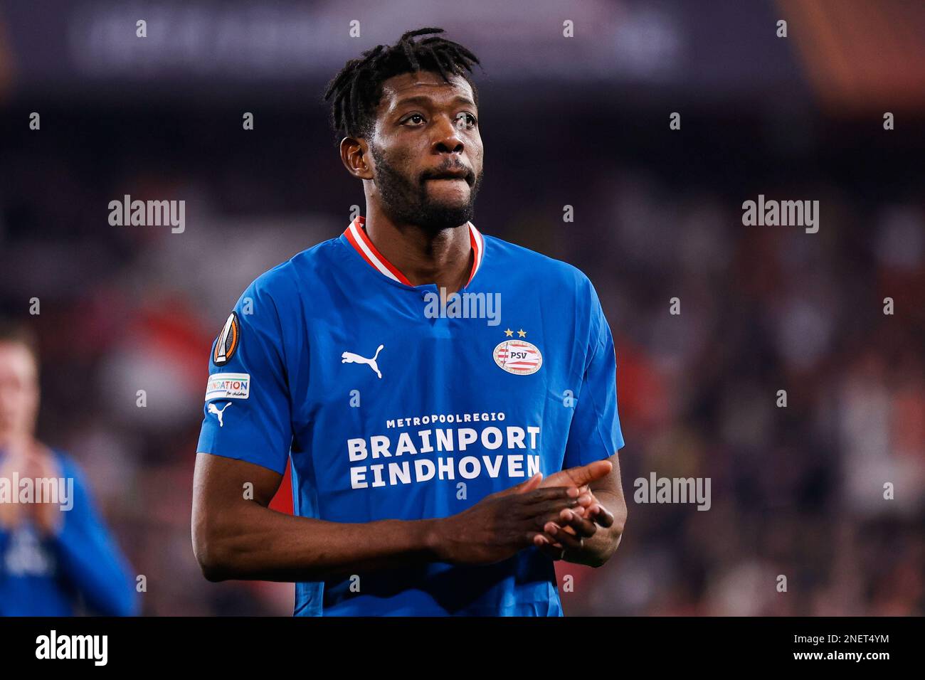 Seville, Spain. 16th Feb, 2023. Ibrahim Sangare (6) of PSV Eindhoven ...