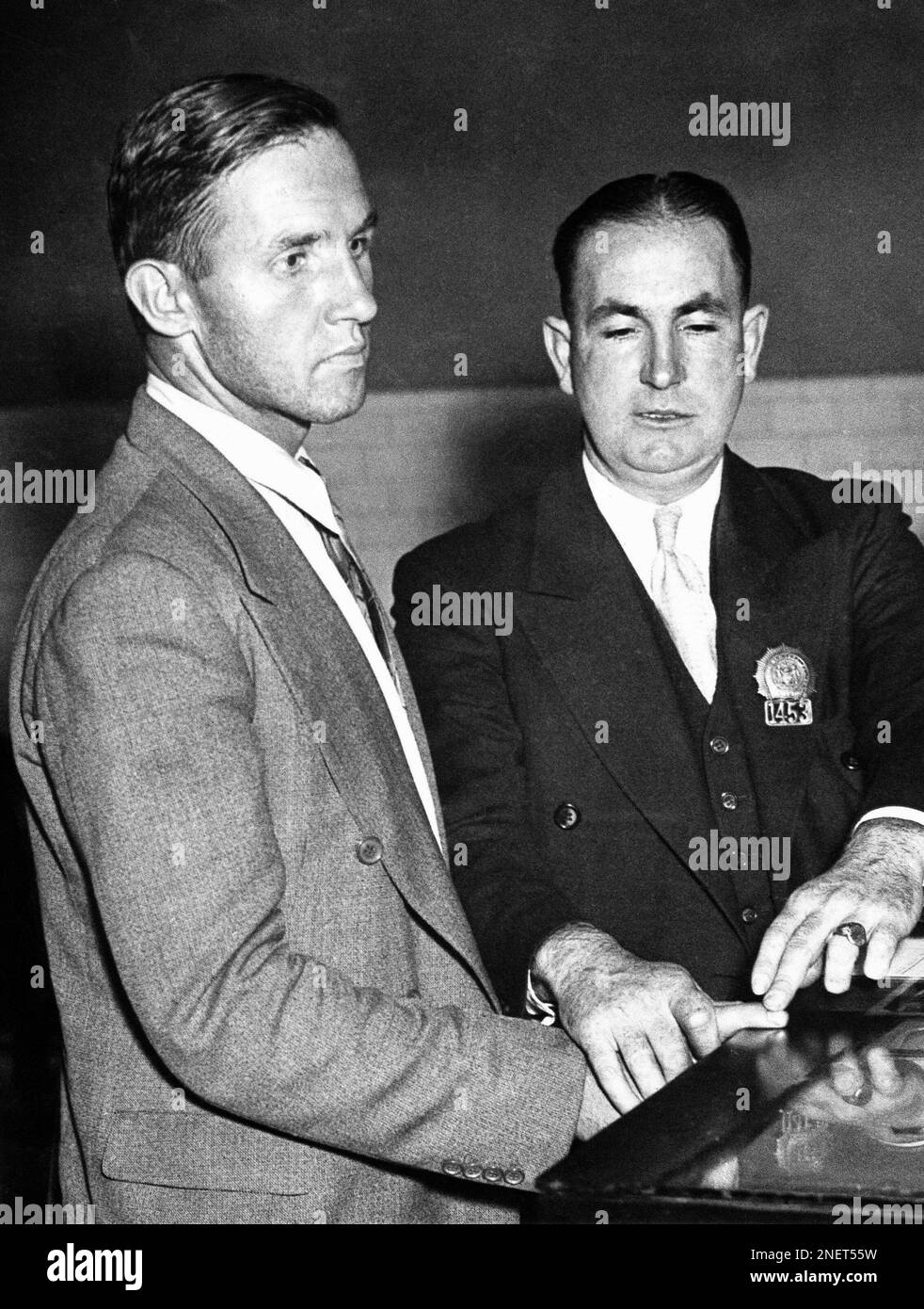 Bruno Richard Hauptmann (left), 35-year-old Bronx carpenter is ...