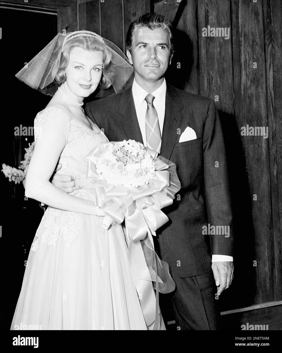 Actors Arlene Dahl, 27, and Fernando Lamas, 38, are shown in Las Vegas ...