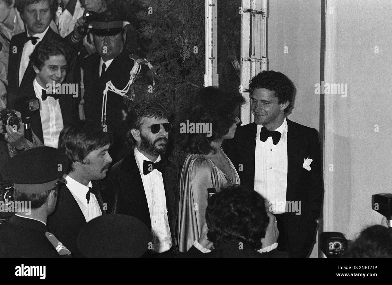 Bearded former Beatle Ringo Starr arrives at the Cannes Film Festival ...