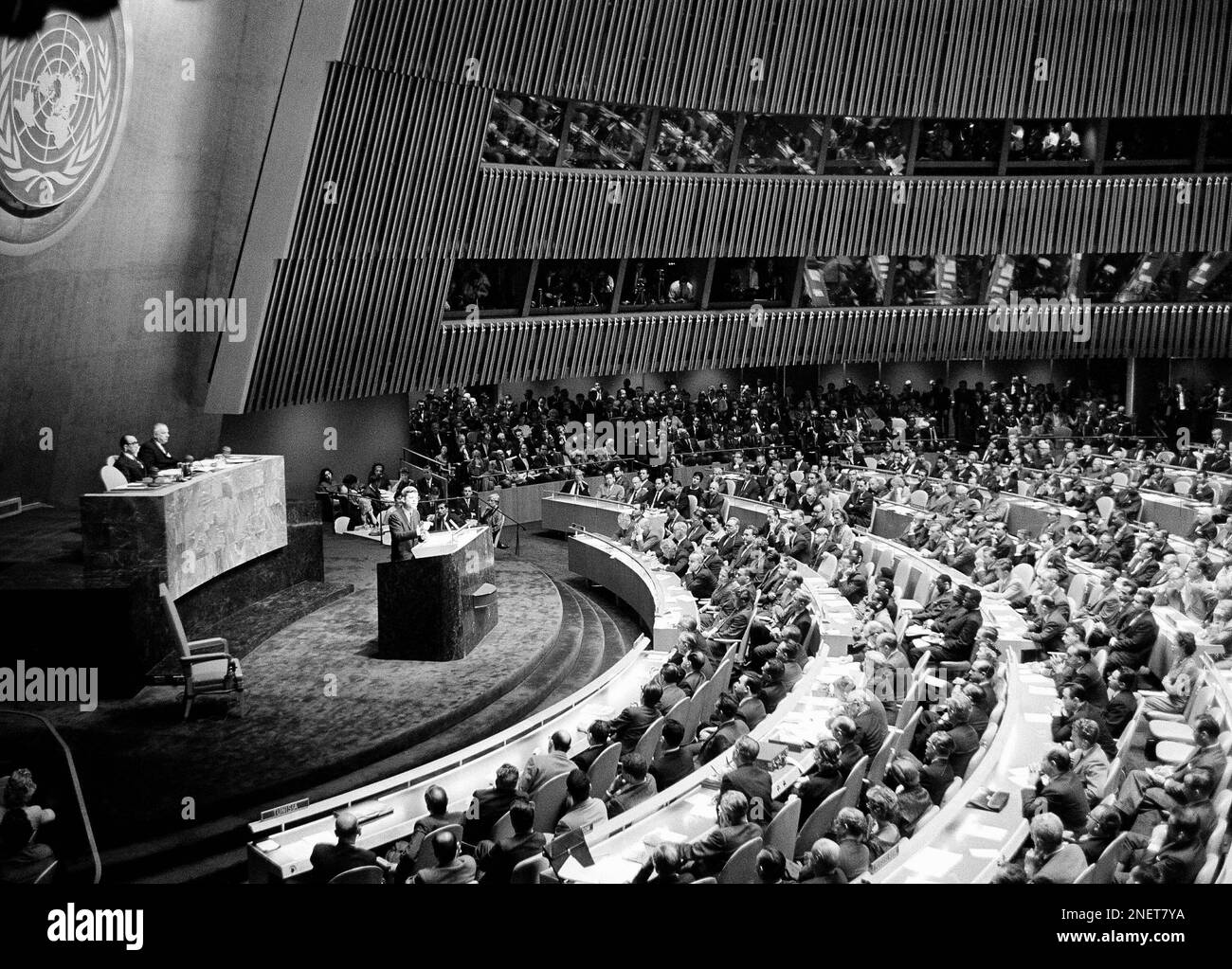 The United Nations General Assembly presented this scene, Sept. 25 ...