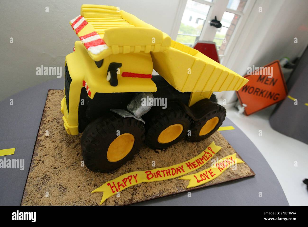 Atmosphere at a Rocky the Robot Truck themed birthday party for Kelly ...