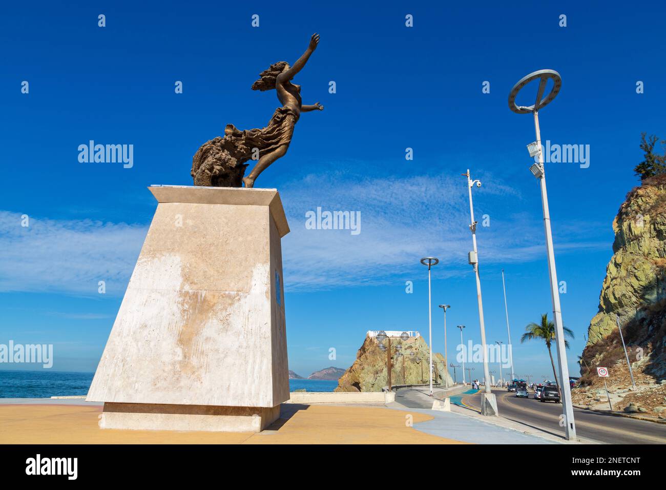 Monument to Women, Paseo Olas Atlas, Mazatlan City, Sinaloa State ...