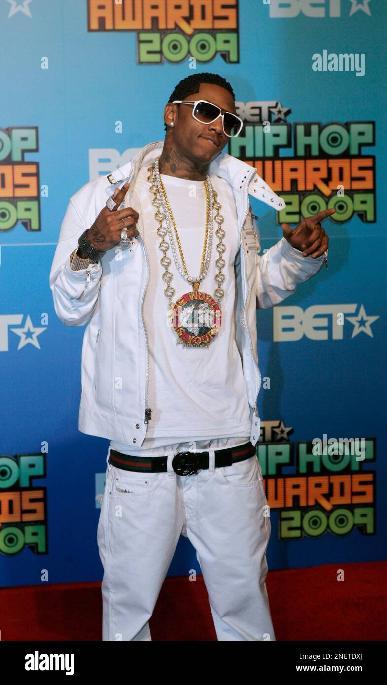 Rap artist Soulja Boy whose real name is DeAndre Cortez Way is pictured ...