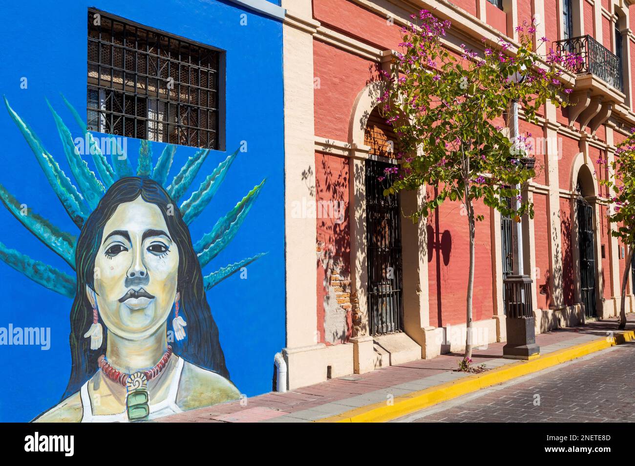 Bar on Mariano Escobedo Street, Historic Old Town, Mazatlan City ...