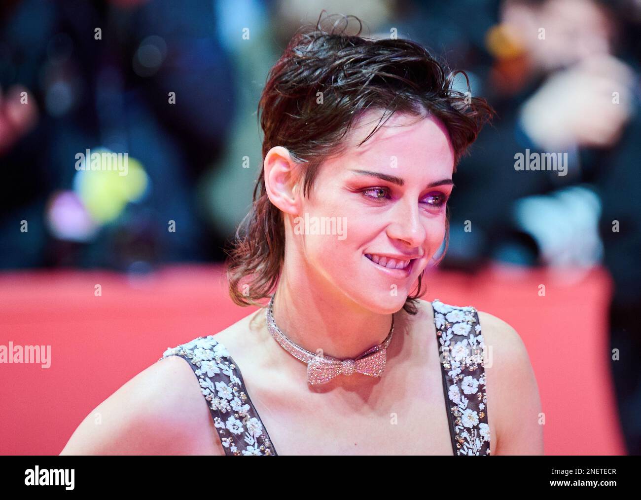 Berlin, Germany. 16th Feb, 2023. Actress Kristen Stewart arrives to the ...