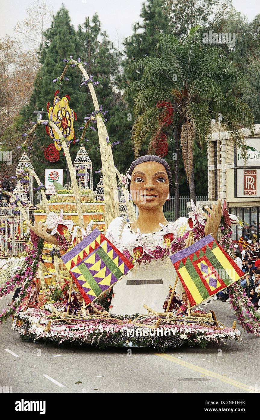 Symbolizing ?long life,? the Mabuhay float celebrates a centennial ...