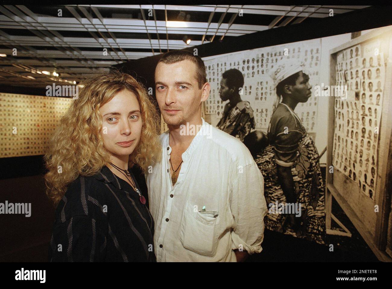 Photojournalists Tara Farrell, from Los Angeles, left, and Seamus ...