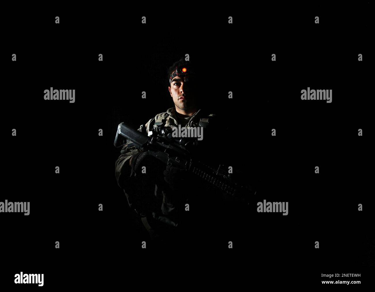 SPC. Joseph Kinney from Tucson, Arizona, member of the U.S. Army's 3rd ...