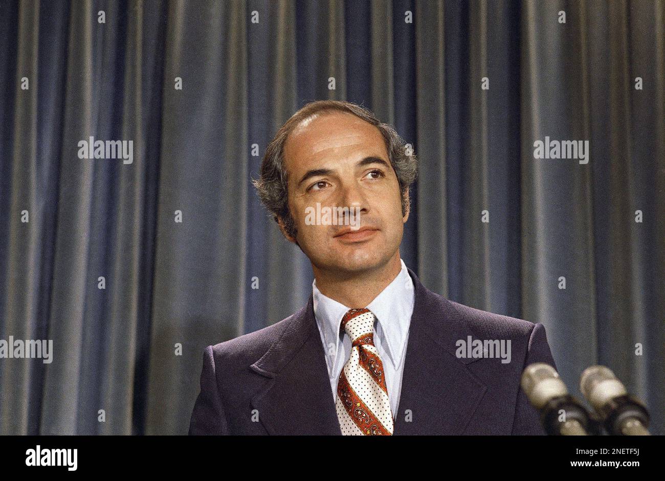 White House Press Secretary Ronald Nessen in 1974. (AP Photo Stock ...
