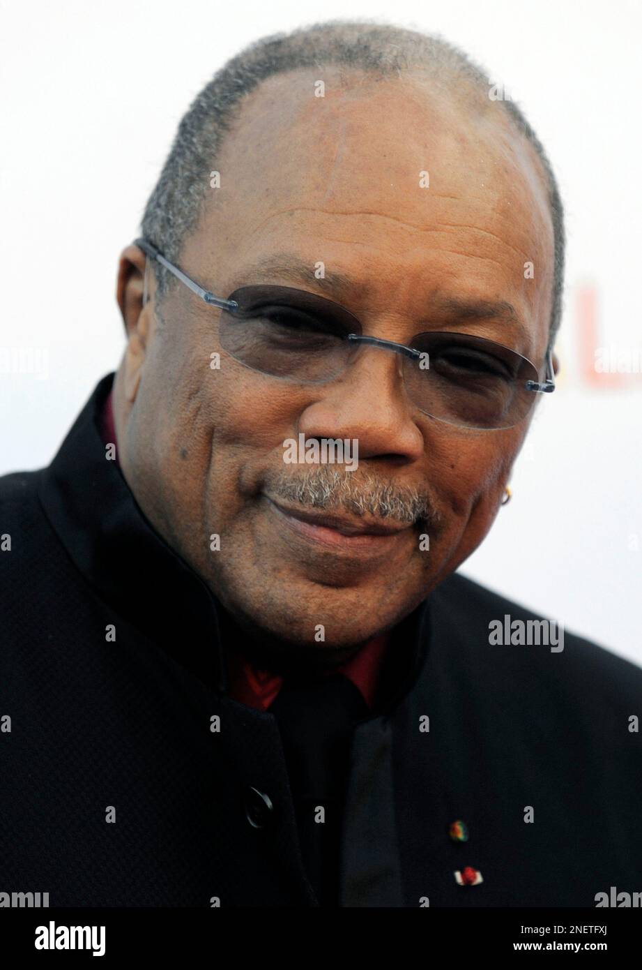 Quincy Jones arrives for the Inaugural Gala for the Los Angeles ...