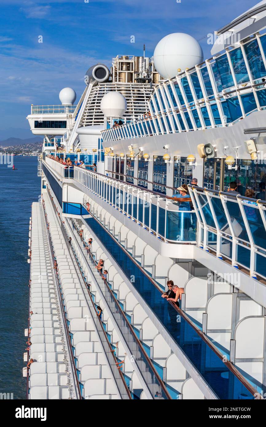 Diamond Princess cruise ship, Port of Mazatlan, Sinaloa State, Mexico ...