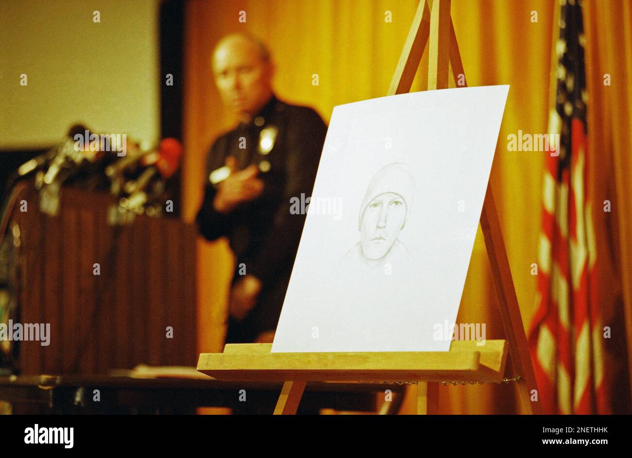 A composite sketch of a possible suspect in the murder of Ennis Cosby ...