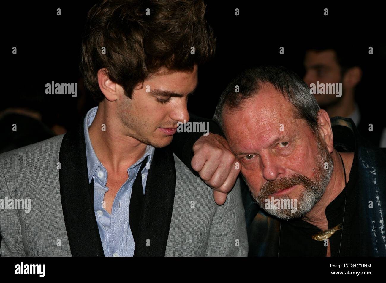 U.S. actor Andrew Garfield and U.S. director Terry Gilliam arrive at ...