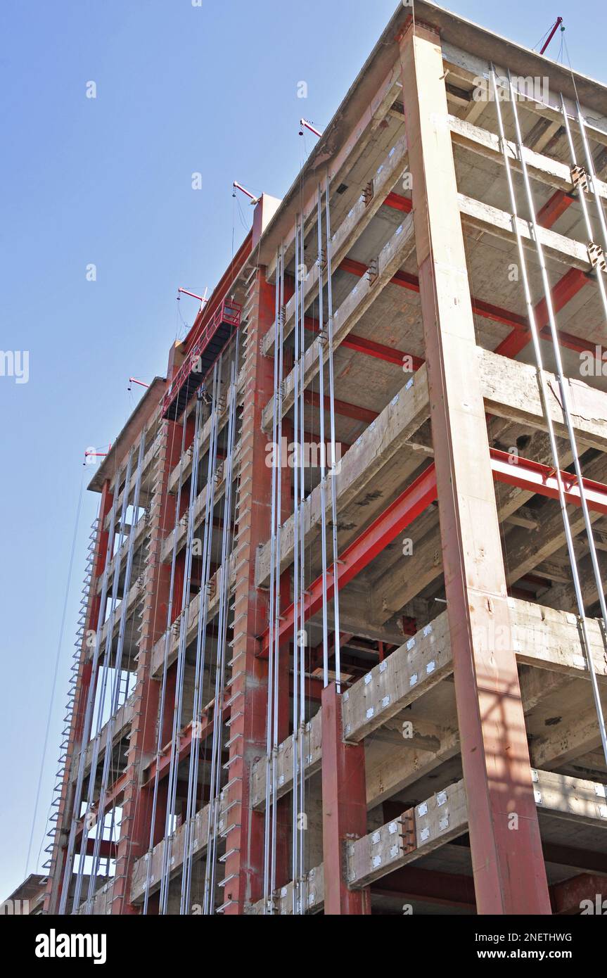 The construction of buildings under construction Stock Photo - Alamy