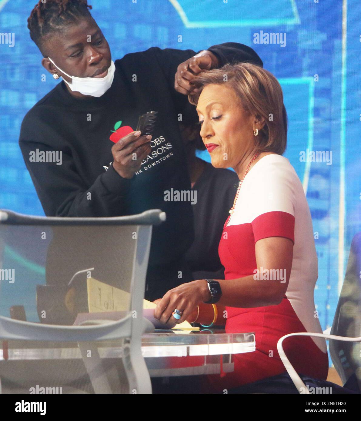 ‘Good Morning America’ cast seen on set in New York City. -PICTURED ...