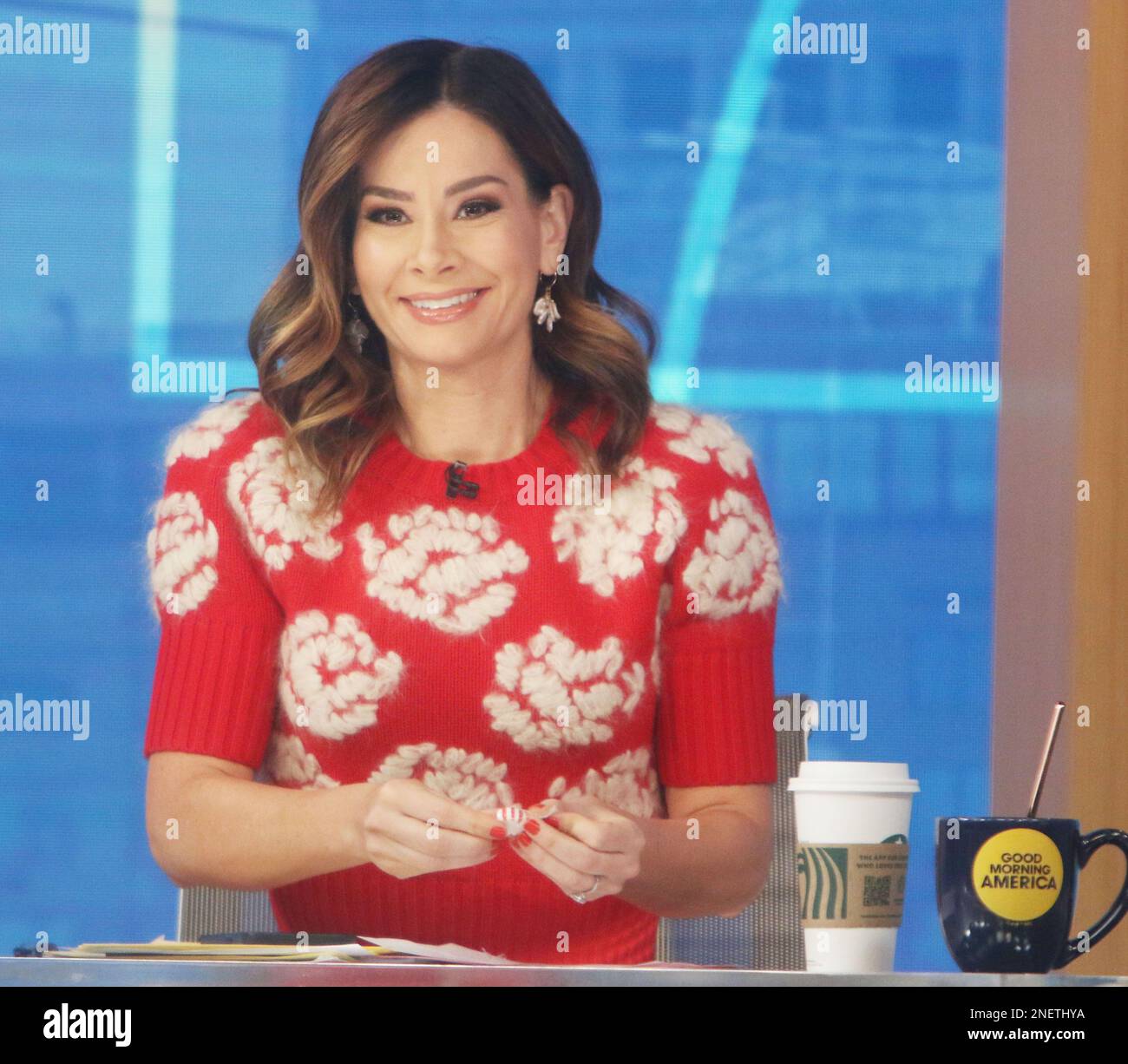 ‘Good Morning America’ cast seen on set in New York City. -PICTURED ...