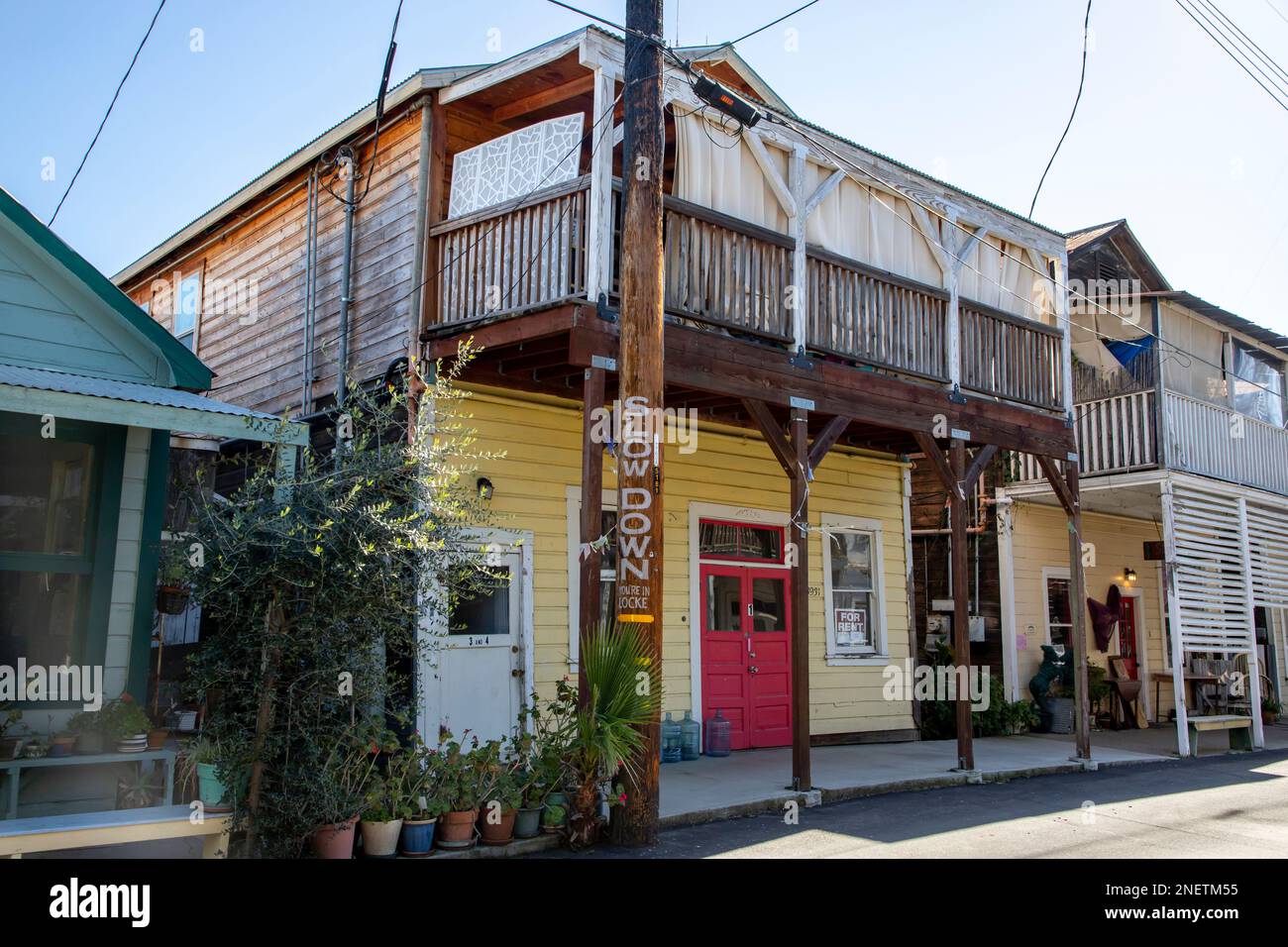 The Locke Historic District is located in the area of the Sacramento ...