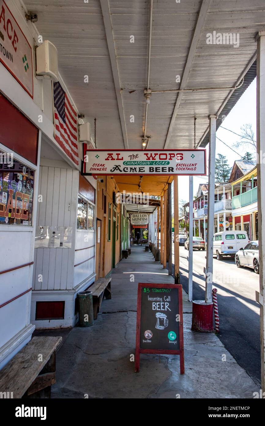 The Locke Historic District is located in the area of the Sacramento ...