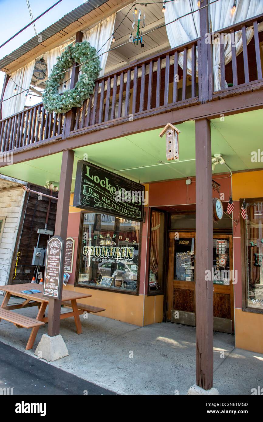 The Locke Historic District is located in the area of the Sacramento ...