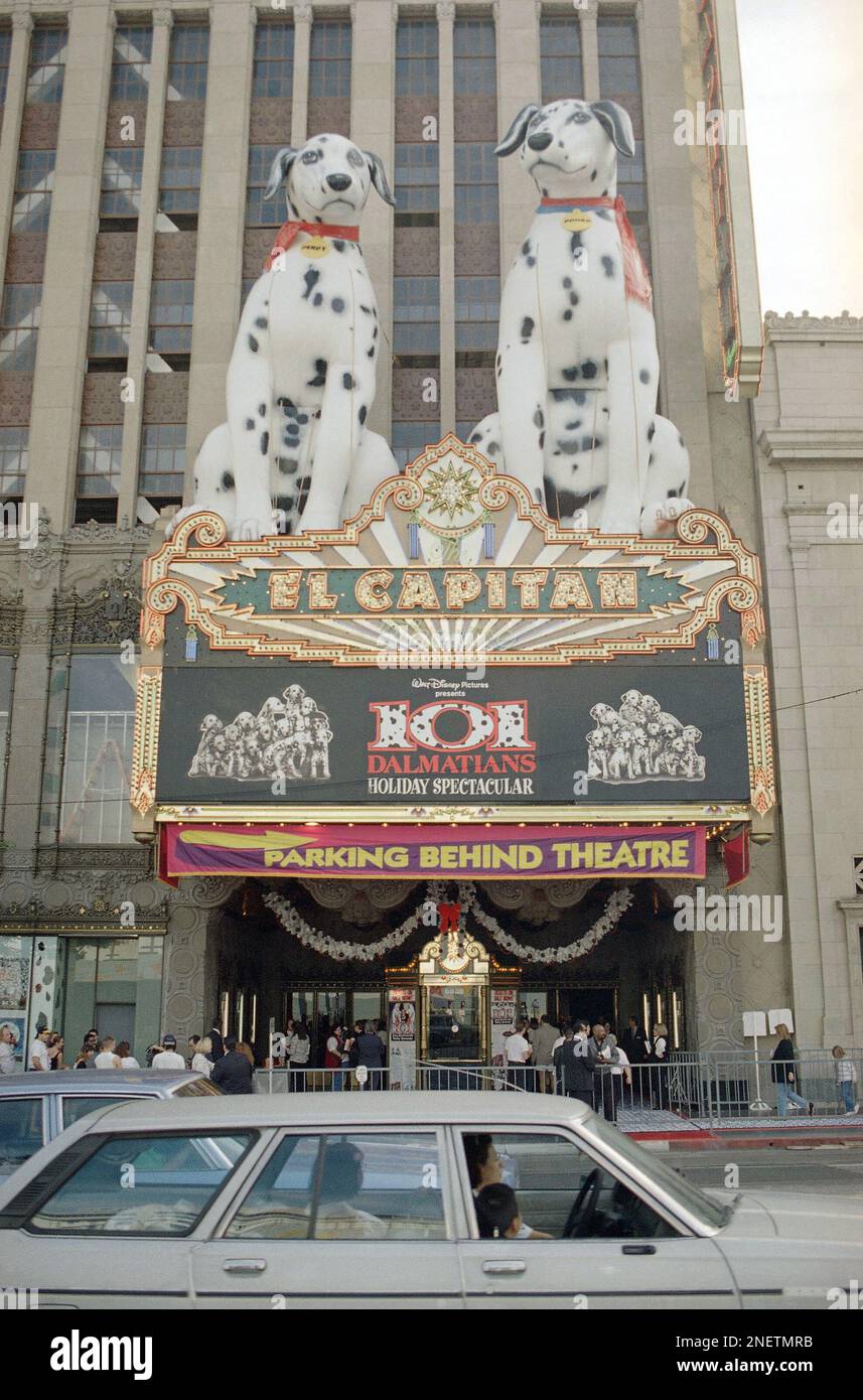 Inflated balloons, Perdy, left, and Pongo, from the New Disney Pictures ...