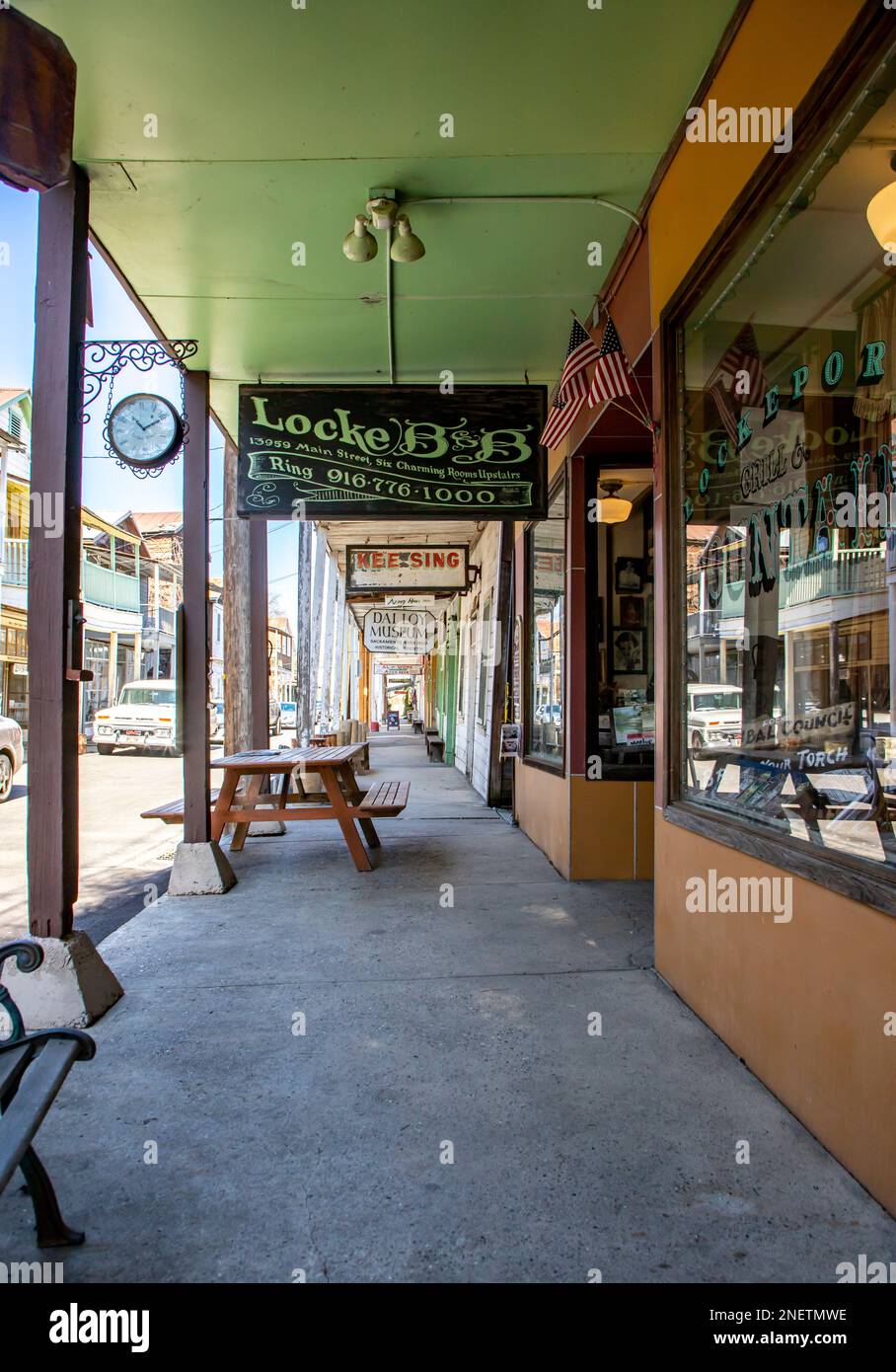 The Locke Historic District is located in the area of the Sacramento ...