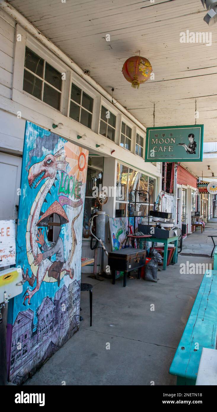 The Locke Historic District is located in the area of the Sacramento ...