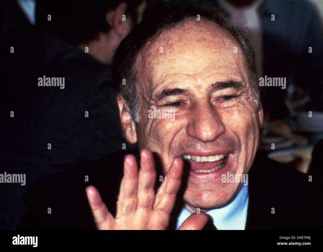 American comedy film director Mel Brooks is shown in Paris, France in ...