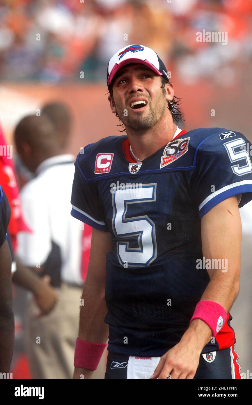 Buffalo Bills quarterback Trent Edwards (5) is seen during an NFL ...