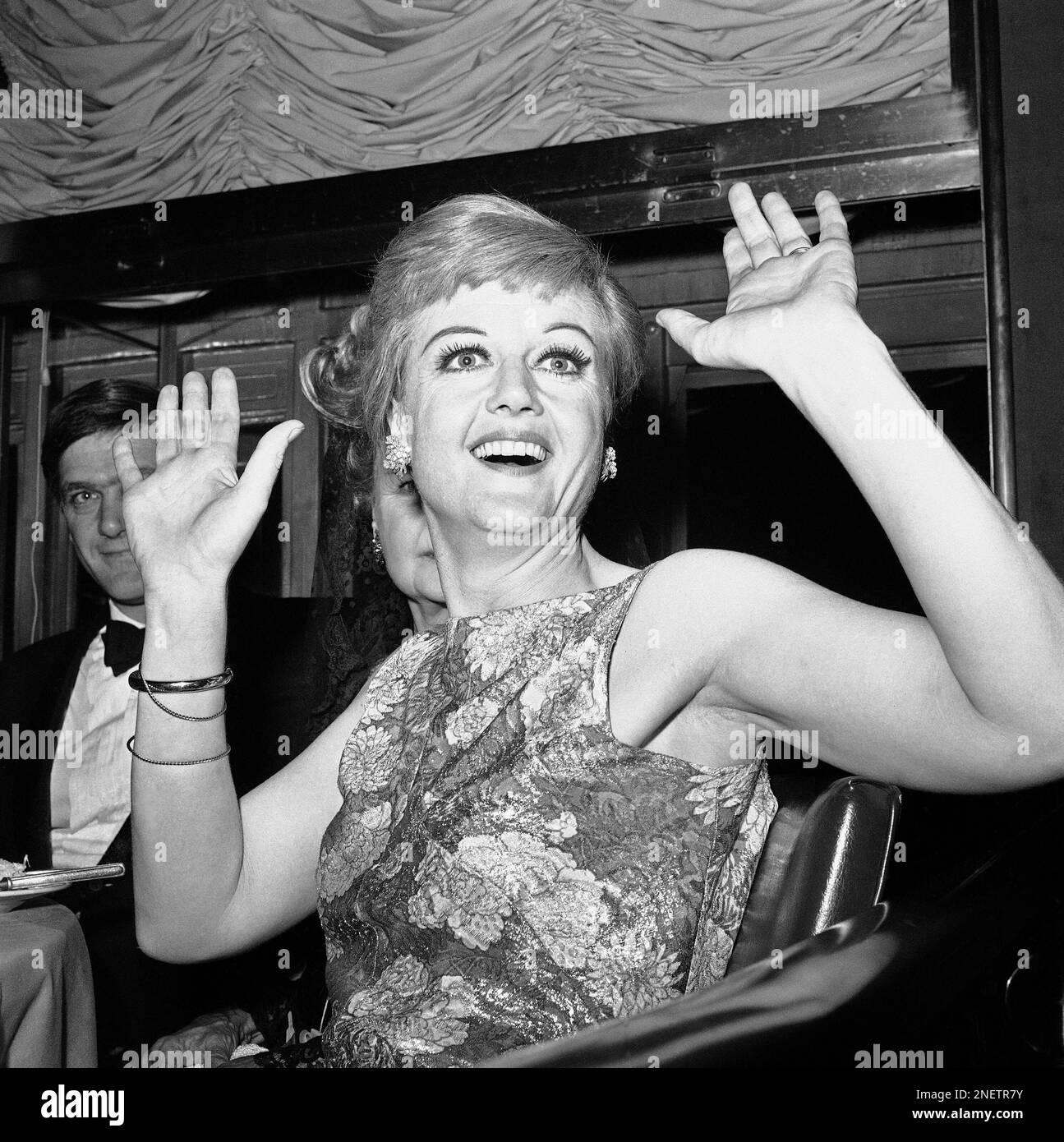 Angela Lansbury, the star of Broadway’s newest musical “Mame,” at a ...