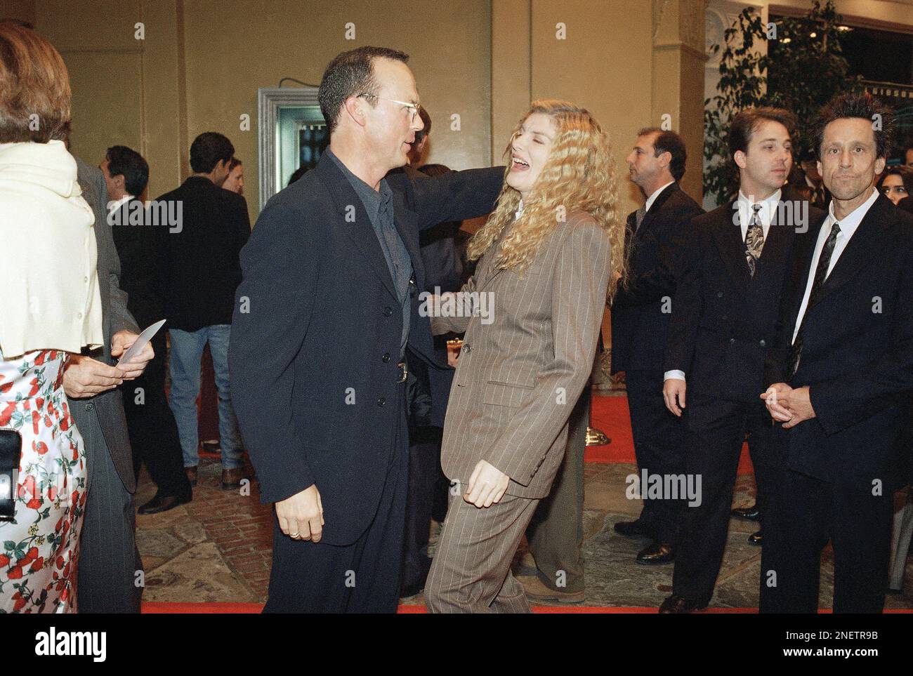 Rene Russo, right, one of the stars of the new film “Ransom”, is ...