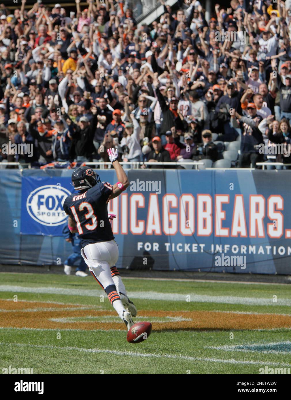 during the second half of an NFL football game in Chicago, Sunday, Oct ...