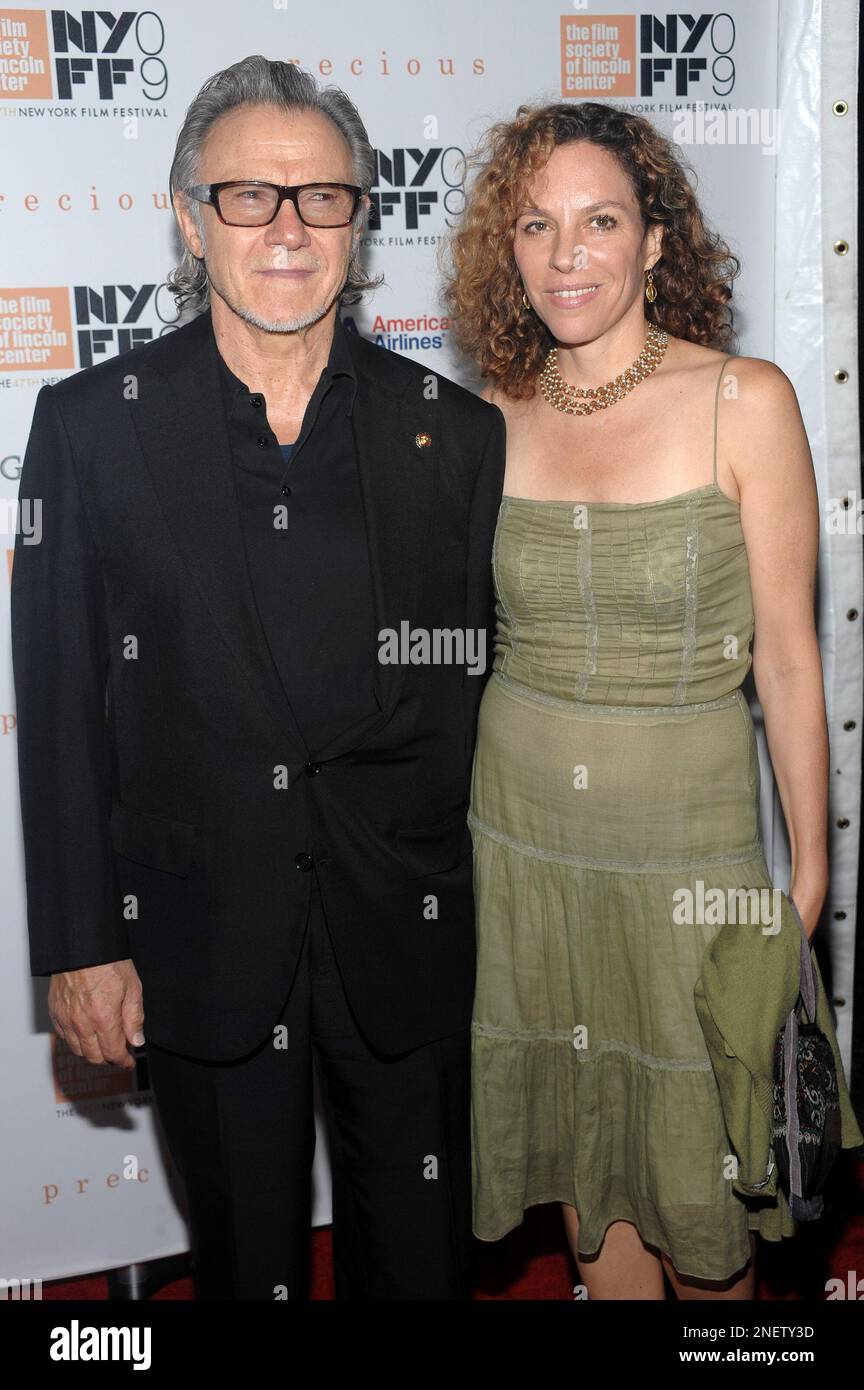 Actor Harvey Keitel and wife Daphna Kastner attend a New York Film ...