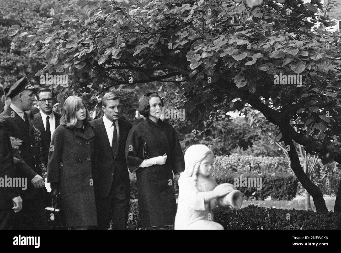 Charles Percy leas his daughter, Sharon, left, and wife, Loraine, away ...