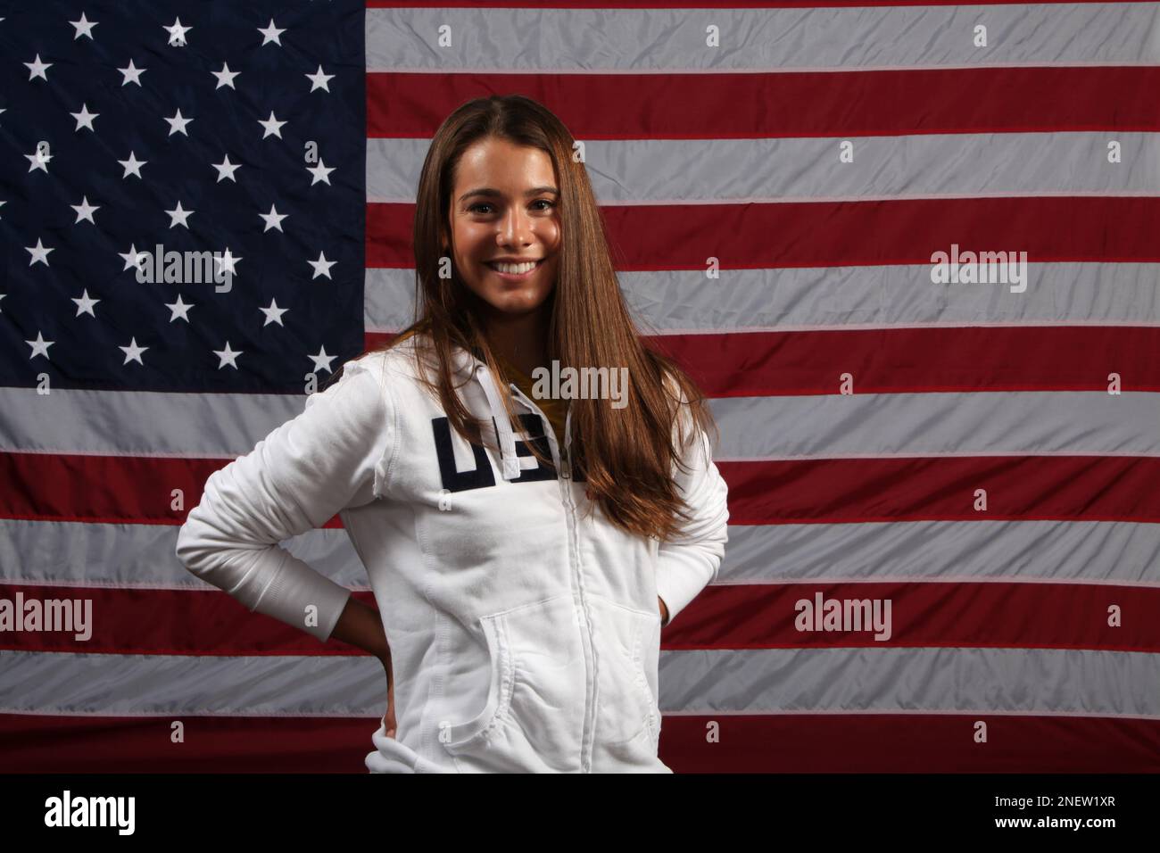 Figure skating competitor Alissa Czisny poses for a portrait during the ...