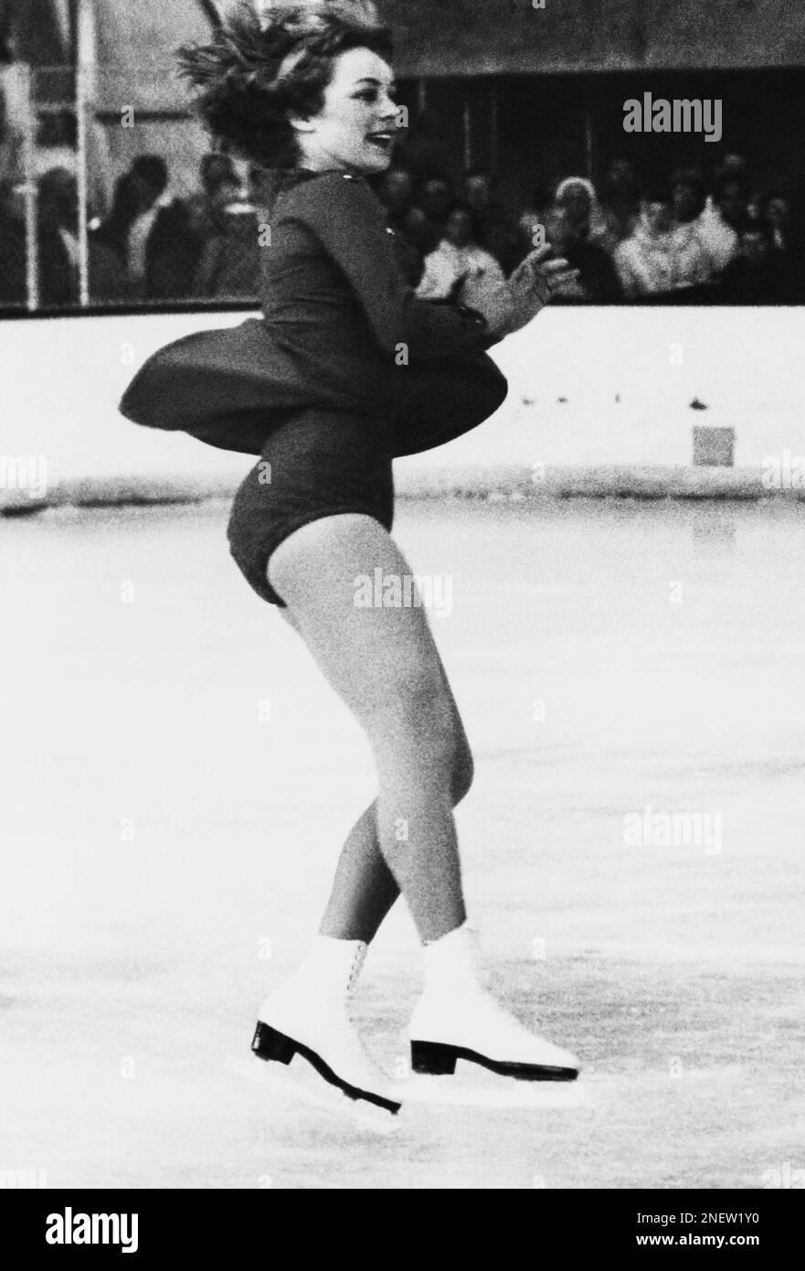 Barbara Ann Roles of Temple City, Calif., whirls while competing in the ...