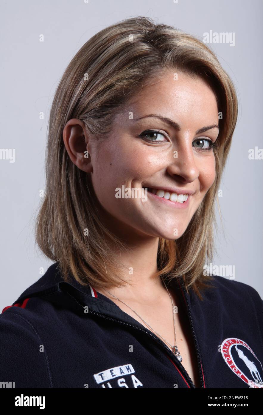Ice dancing competitor Tanith Belbin poses for a portrait during the ...