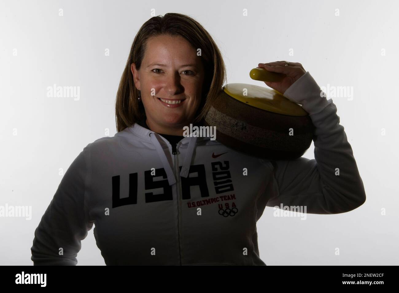 Curling competitor Debbie McCormick poses for a portrait during the ...