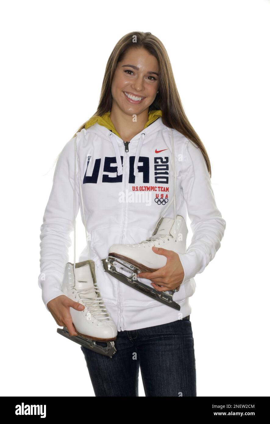 Figure skating competitor Alissa Czisny poses for a portrait during the ...