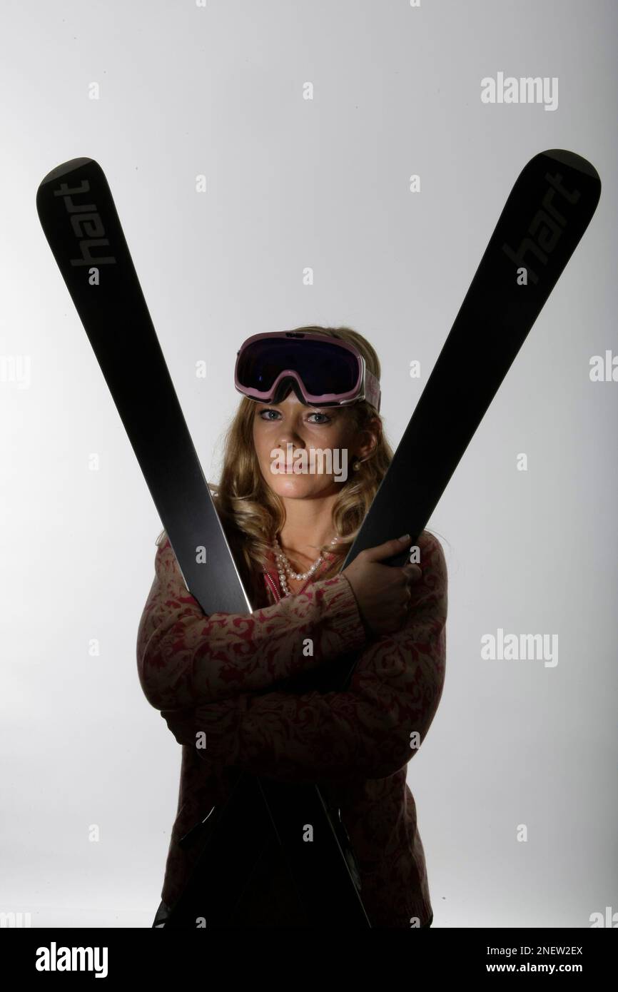 Freestyle moguls competitor Michelle Roark poses for a portrait during ...