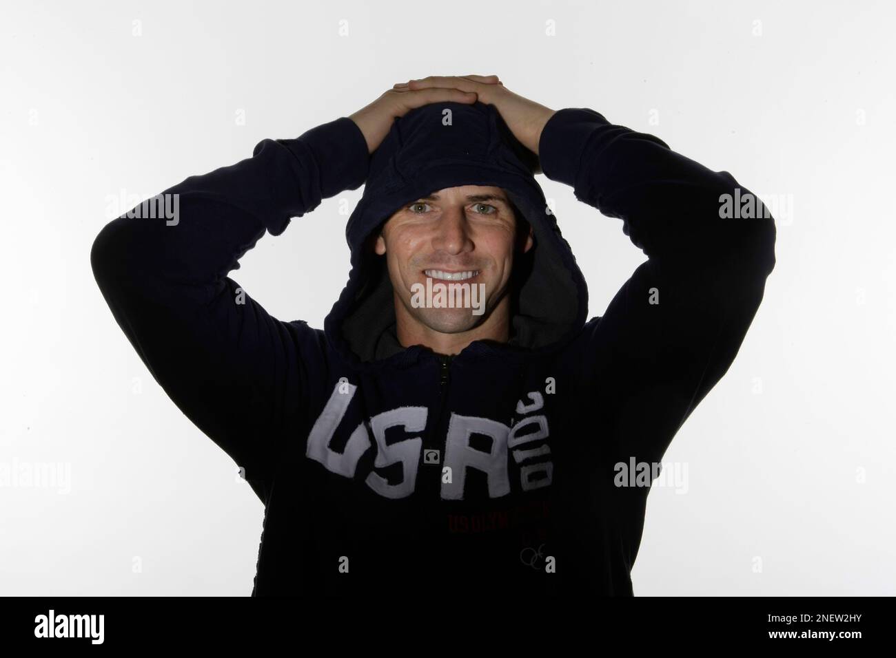 Speedskating competitor Chad Hedrick poses for a portrait during the ...