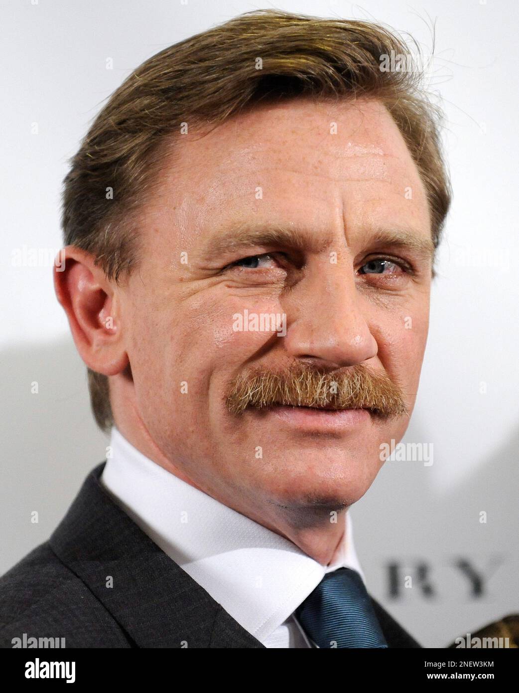 Actor Daniel Craig poses during a photo opportunity following the ...