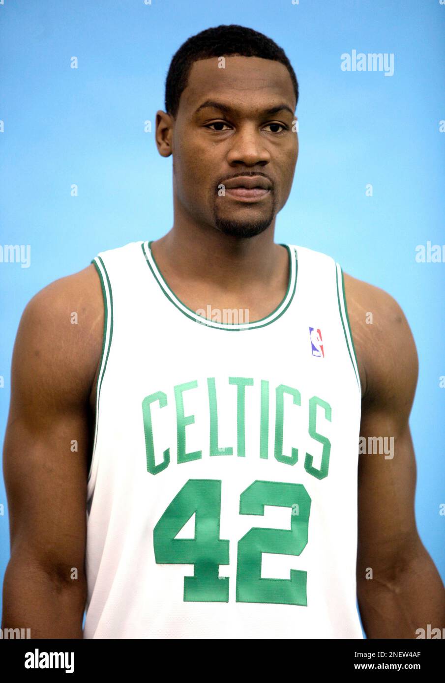 Boston Celtics' Tony Allen poses for a photograph during the teams NBA ...
