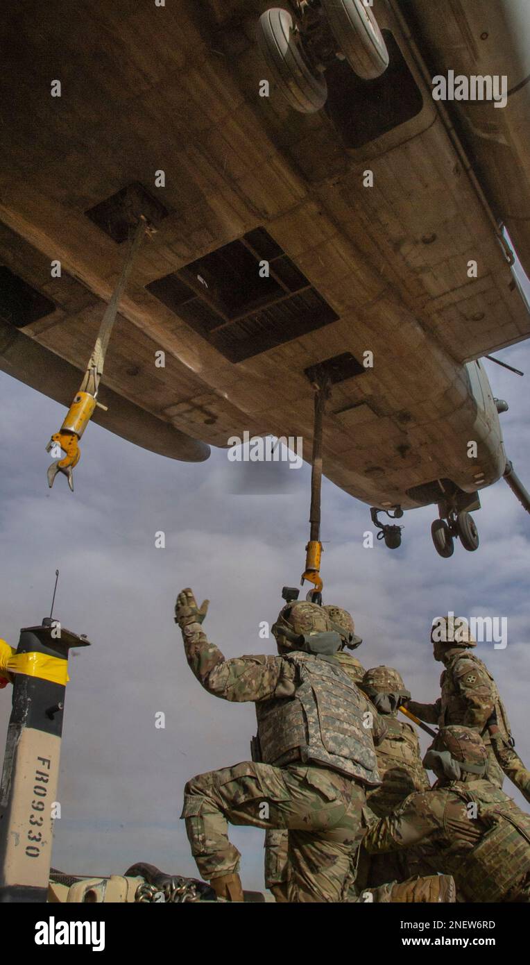 Staff Sgt. Dakota Buchanan, front left, a platoon sergeant assigned to ...