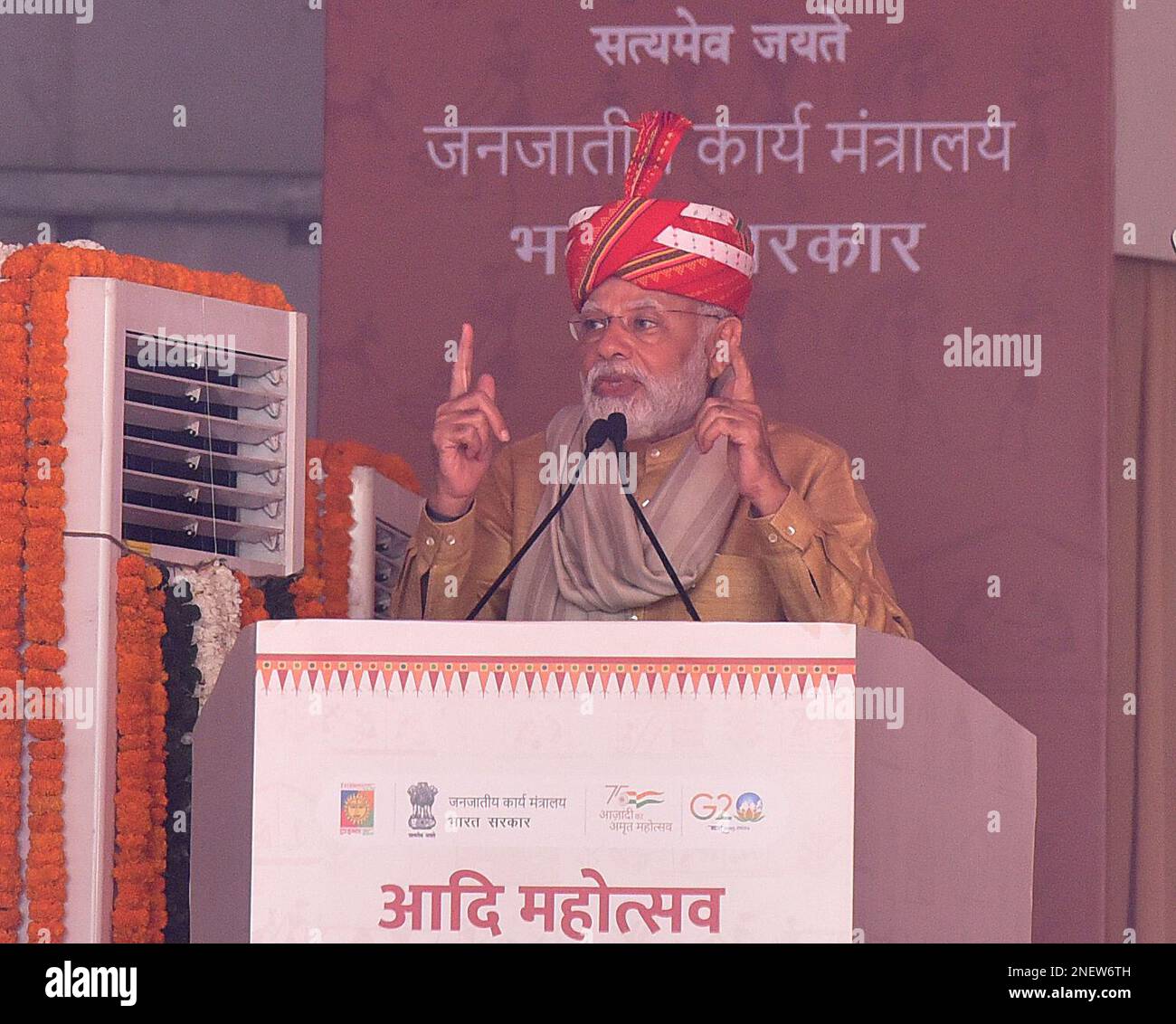 New Delhi, India. 16th Feb, 2023. NEW DELHI, INDIA - FEBRUARY 16: Prime ...