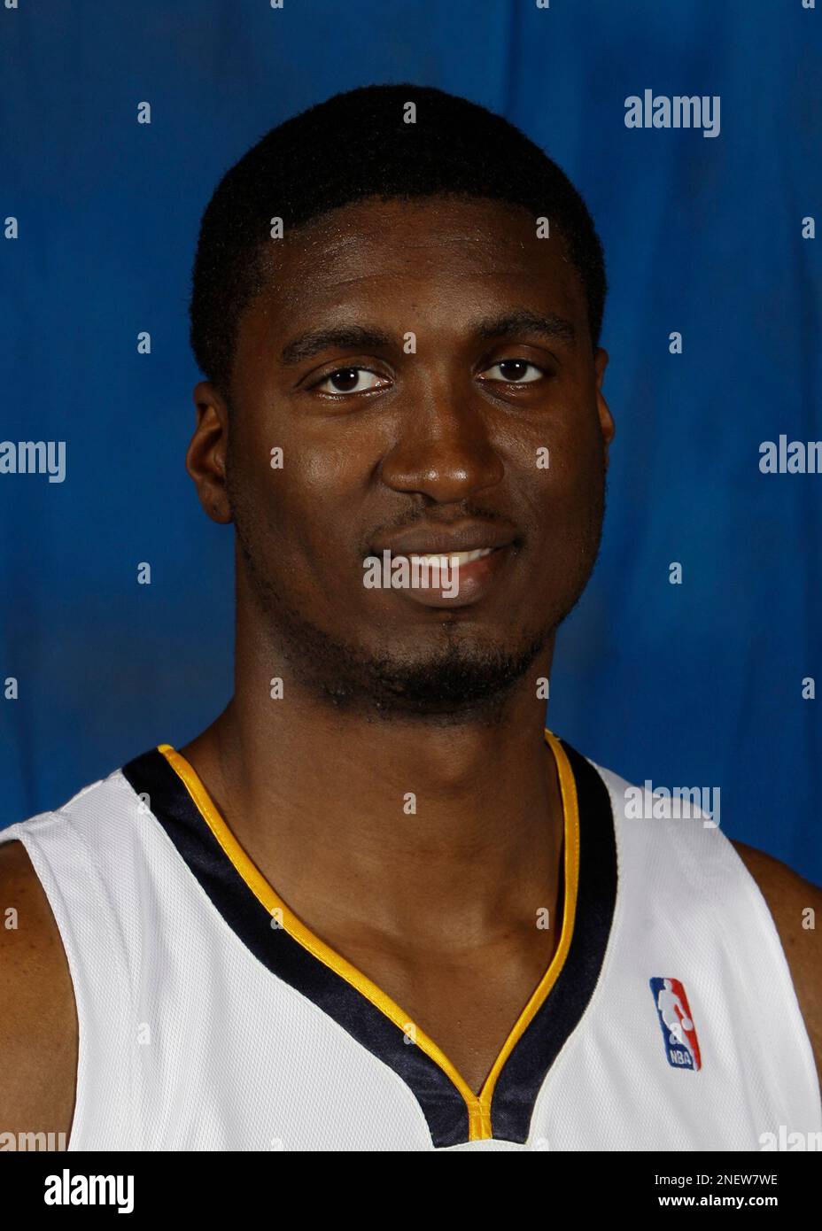 Indiana Pacers center Roy Hibbert (55)poses during the NBA team's media ...