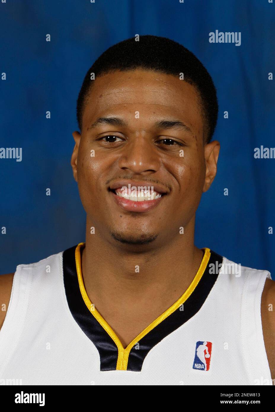 Indiana Pacers guard Brandon Rush (25) poses during the NBA team's ...