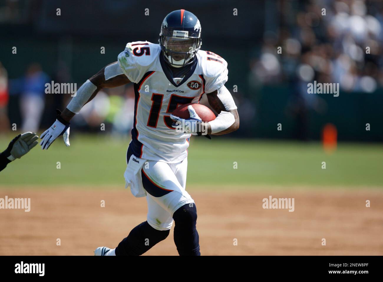 Denver Broncos wide receiver Brandon Marshall (15) in action during an ...
