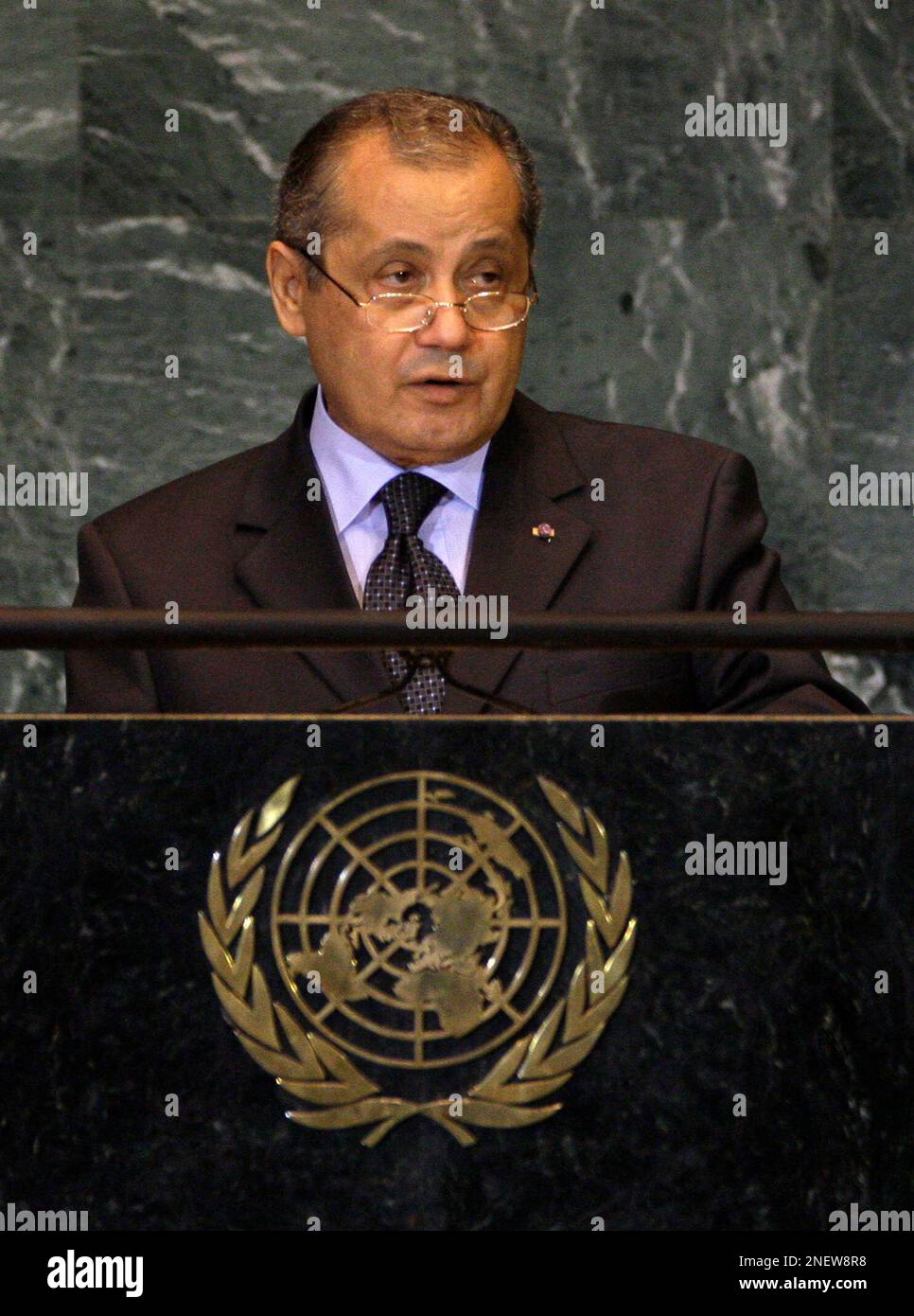 Foreign Minister of Tunisia, Abdelwaheb Abdallah, addresses the 64th ...